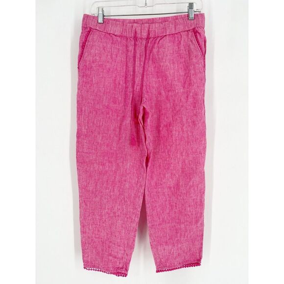 Talbots | Pants & Jumpsuits | Talbots Capri Pants Womens 2 3x25 Linen ...